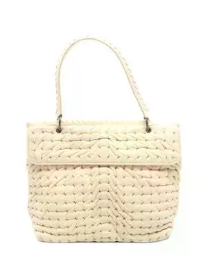 Bottega Veneta Bottega Veneta 2000s Intrecciato Tote Bag Neutrals