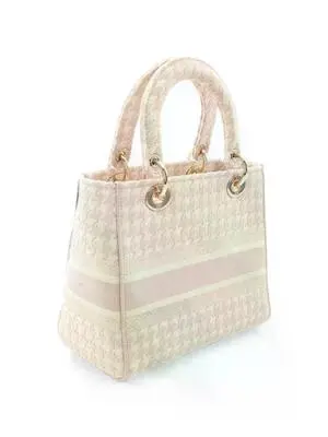 Dior 2010s Medium Lady D-lite Two-way Handbag