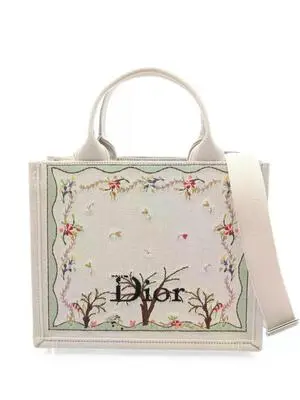 Dior 2010s Dioramour Book Tote Bag - White