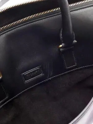 Saint Laurent 2010s Classic Baby Duffle 6 Tote Bag - Black
