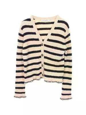 Dior Marinière Striped Twinset - White