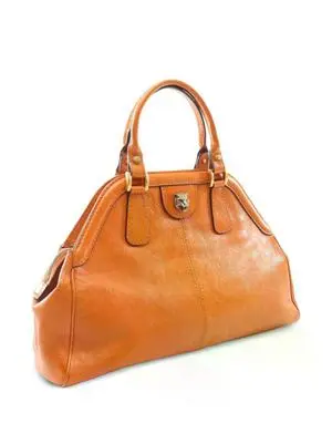 Gucci 2000s Liber Gg Tiger Head Tote Bag
