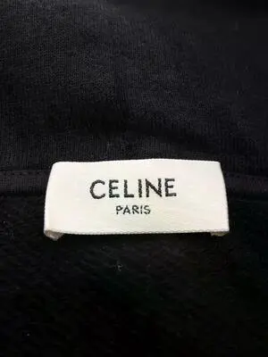 Celine 2010s Triomphe Embroidery Hoodie