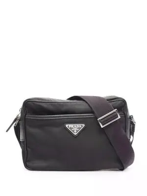 Prada Re-nylon Saffiano Shoulder Bag - Black