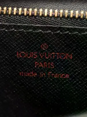LOUIS VUITTON Epi Leather Pochette Sellier Dragonne Clutch - Black