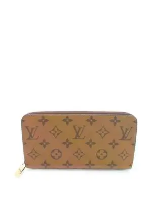LOUIS VUITTON 2021 Zippy Monogram Reverse Wallet - Brown