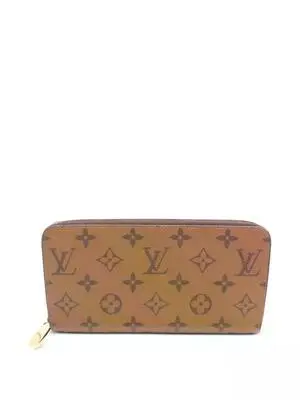 LOUIS VUITTON 2021 Zippy Monogram Reverse Wallet - Brown