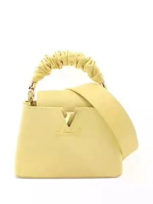 LOUIS VUITTON Mini Capucines Scrunchie Handbag