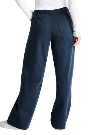 Splendid Lee High Waist Wide Leg Cotton Pants