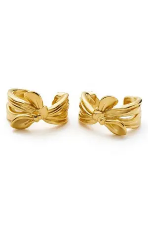 MISSOMA Mark Gong Bow Hoop Earrings