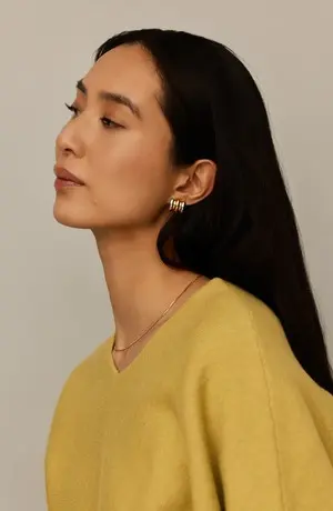 MISSOMA Chubby Triple Hoop Earrings