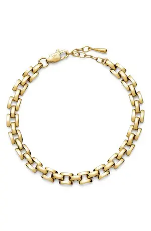 MISSOMA Timepiece Link Chain Bracelet In 18k Pvd Plate - Gold