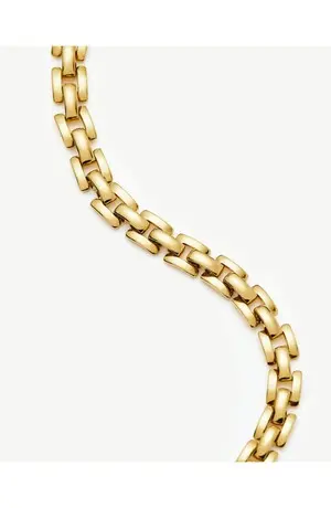 MISSOMA Timepiece Link Chain Bracelet In 18k Pvd Plate