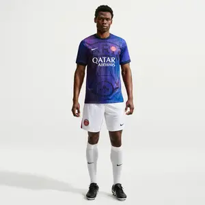 Nike Paris Saint-germain Dri-fit Soccer Pre-match Top - Blue