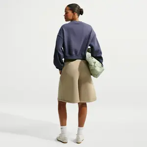 Nike Studio Fleece Weight Oversized Cropped Crew