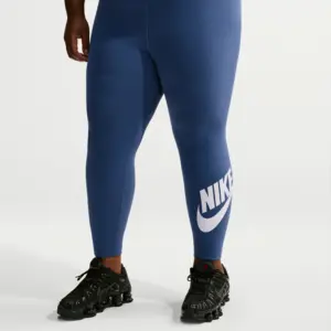 Nike Sportswear Classics High-waisted Graphic Leggings - Blue