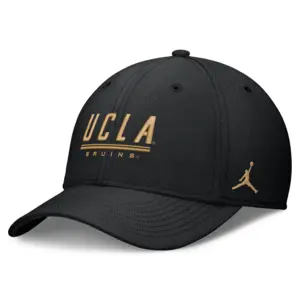 JORDAN Ucla Sideline Rise Brand Dri-fit College Hat - Black