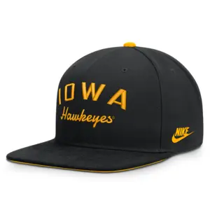 Nike Iowa Legacy Pro Dri-fit College Adjustable Hat - Black