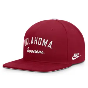 Nike Oklahoma Legacy Pro Dri-fit College Adjustable Hat - Red