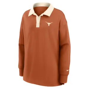 Nike Dri-fit Oversized Long-sleeve Polo