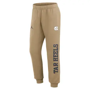 JORDAN North Carolina Primetime Club Brand College Jogger Pants - Brown