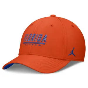 JORDAN Florida Sideline Rise Brand Dri-fit College Hat - Orange