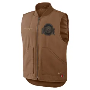 Nike Ohio State Academic College Padded Full-zip Vest - Brown