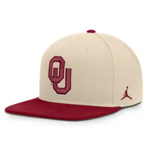 JORDAN Oklahoma Campus Prep Brand Dri-fit College Adjustable Hat - Brown