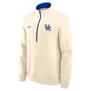 Nike Kentucky Primetime Primary Logo College 1/2-zip Crew - Brown