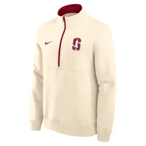 Nike Stanford Primetime Primary Logo College 1/2-zip Crew - Brown