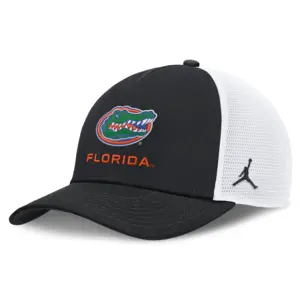JORDAN Florida Sideline Rise Gameday Brand College Trucker Adjustable Hat - Black