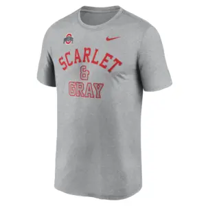 Nike Ohio State Primetime Arch Mantra Legend Dri-fit College T-shirt - Grey