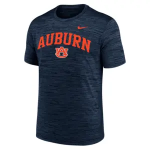 Nike Auburn Primetime Arch Logo Velocity Dri-fit College T-shirt - Blue