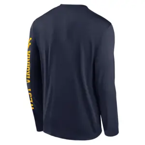 Nike West Virginia Primetime Stack Legend Dri-fit College Long-sleeve T-shirt