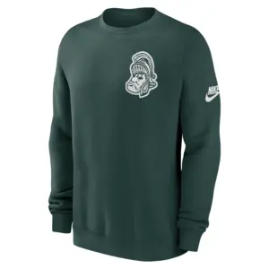 Nike Michigan State Legacy College Pullover Crew - Green