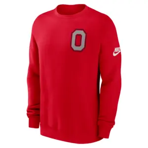 Nike Ohio State Legacy College Pullover Crew - Red