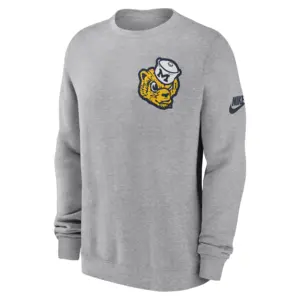 Nike Michigan Legacy College Pullover Crew - Grey