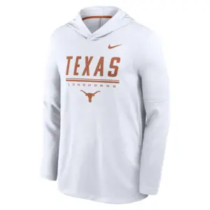 Nike Texas Longhorns Dri-fit College Hooded Top - White