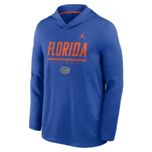 JORDAN Brand Florida Gators Long Sleeve Hooded Top - Blue