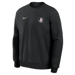 Nike Florida State Premium Performance Dri-fit College Pullover Crew - Black