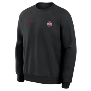 Nike Ohio State Premium Performance Dri-fit College Pullover Crew - Black