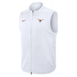 Nike Texas Primetime Victory Therma-fit College Full-zip Vest - White