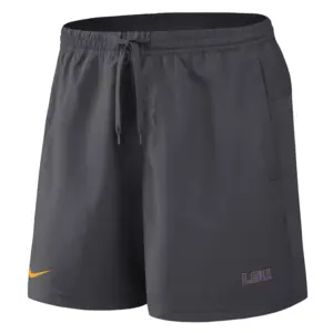 Nike Lsu Primetime Primary Logo Dri-fit College Form Shorts - Grey