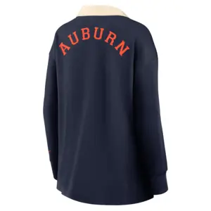Nike Auburn Academic Dri-fit Oversized Long-sleeve Polo