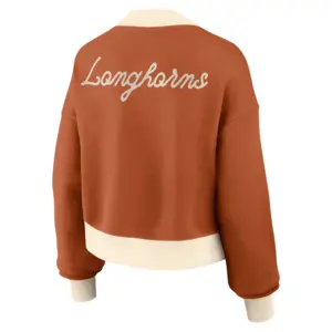 Nike Texas Academic College Oversized Cropped Full-zip Bomber Jacket