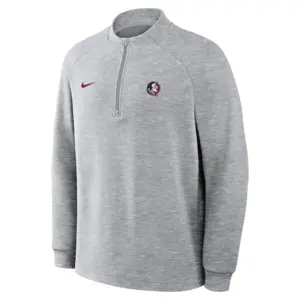 Nike Florida State Par Therma-fit College Half-zip Pullover - Grey