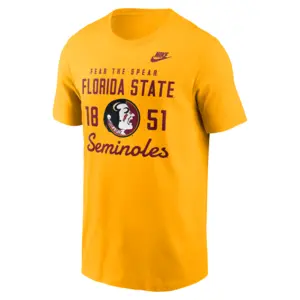 Nike Florida State Legacy Stacked Est College T-shirt - Brown