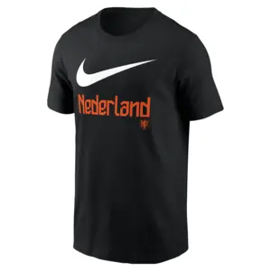 Nike Netherlands Soccer T-shirt - Black