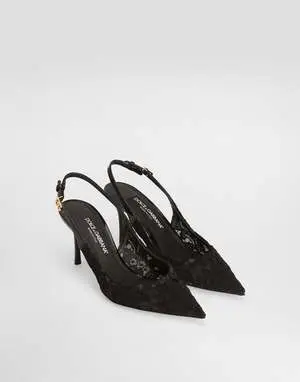 Dolce & Gabbana Lace Slingback