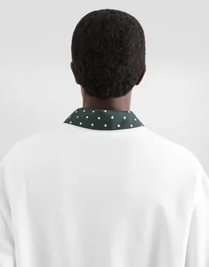 Dolce & Gabbana Jersey Sweatshirt With Logo Plate